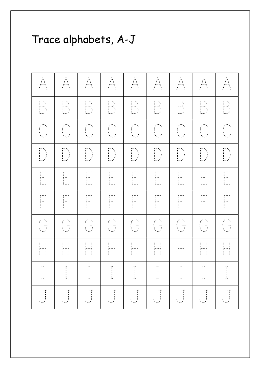 Tracing ABC Worksheets For 3 Year Olds Tracing Worksheets Tracing ABC Worksheets For 3 Year Olds Tracing Worksheets