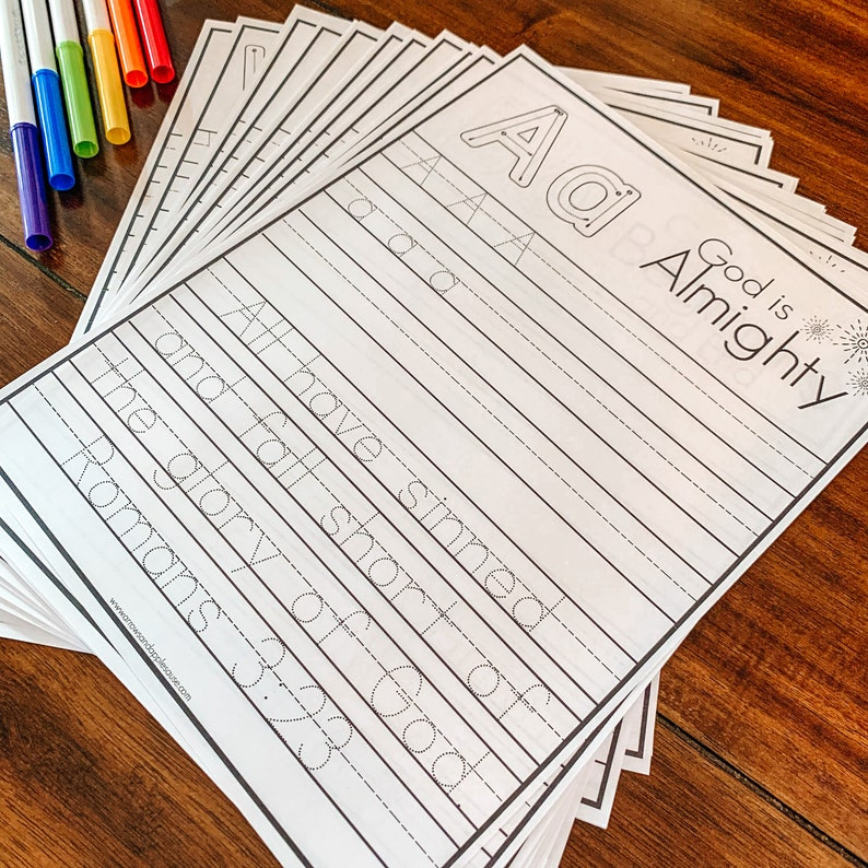 Bible Verse Tracing Worksheets Tracing Worksheets