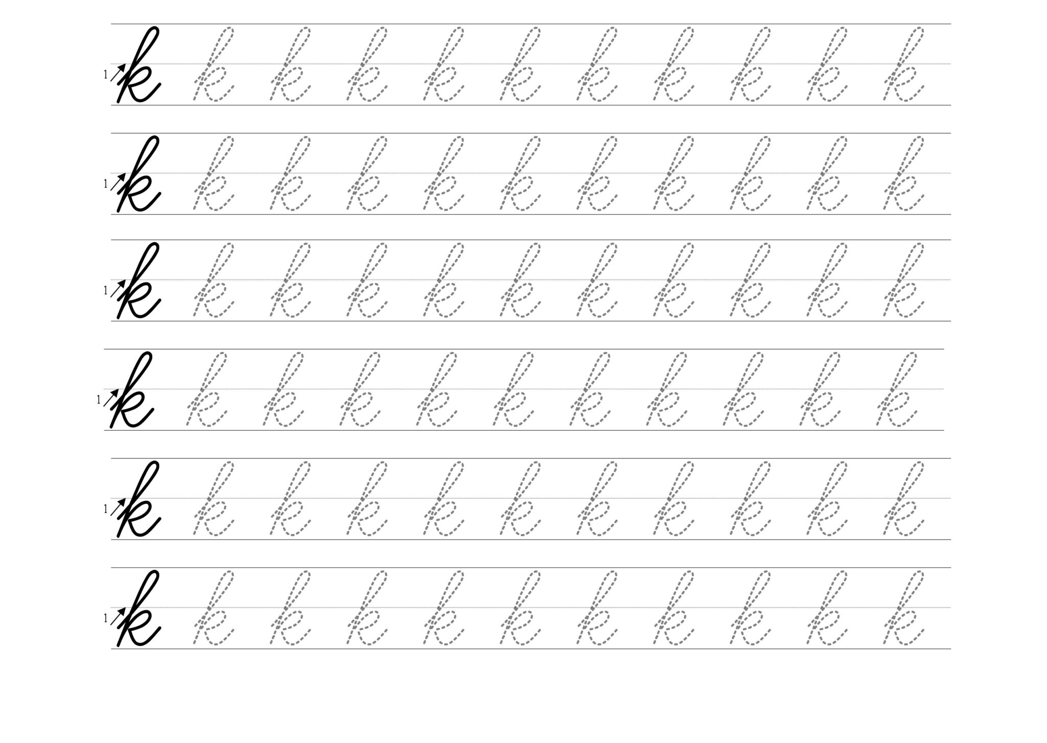 cursive alphabet traceable worksheets – Tracing Worksheets
