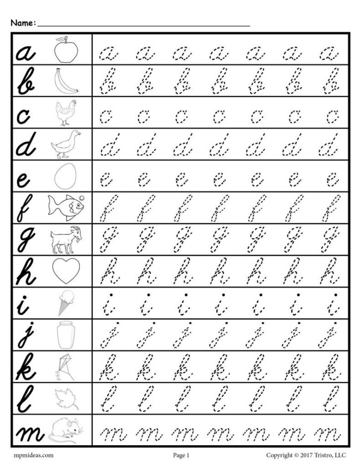 Free Cursive Name Tracing Worksheets Name Tracing Generator Free ...