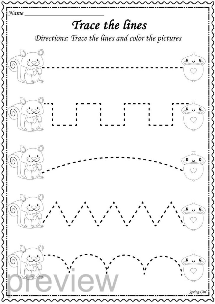 Free Fine Motor Skills Tracing Lines Fun Fine Motor Skills Tracing ...