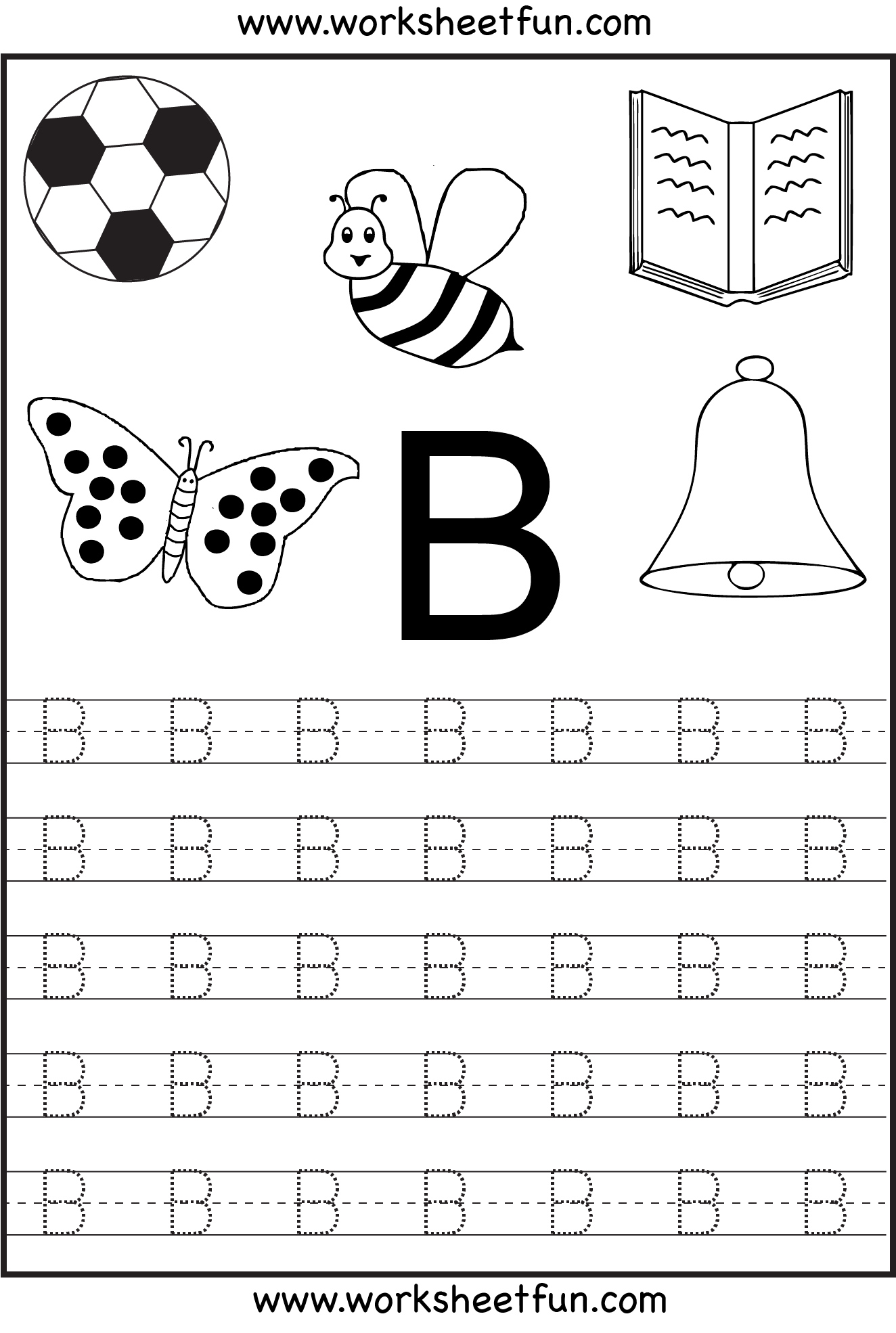 Letter Tracing Worksheet For Kindergarten Tracing Worksheets