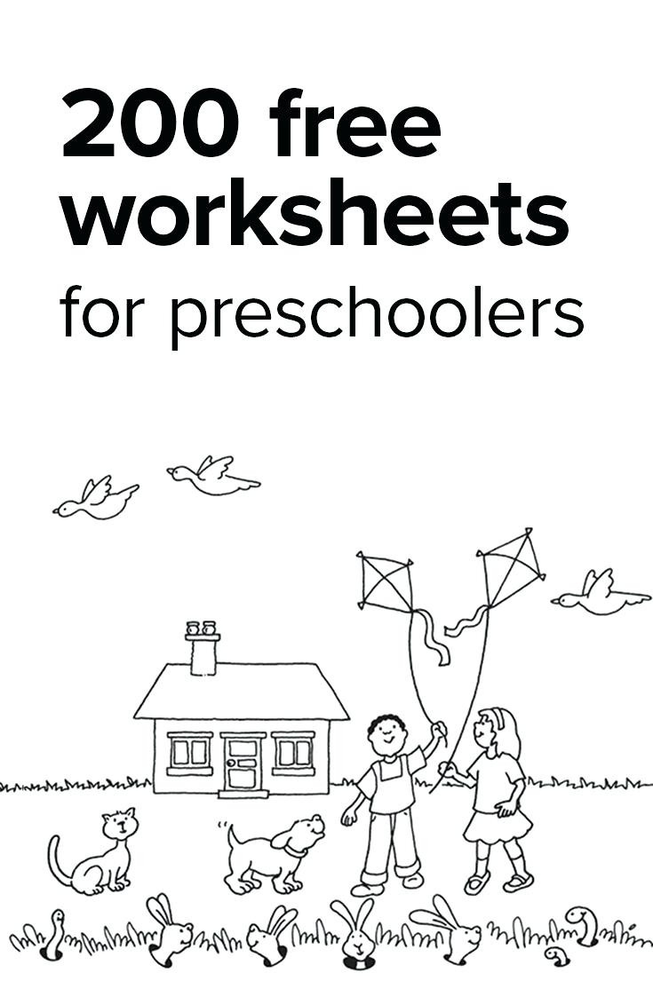 Free Preschool Worksheets Age 4 Tracing Worksheets